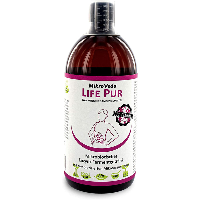 MikroVeda LIFE PUR 1 Liter | Effektive Mikroorganismen | Wellness ...
